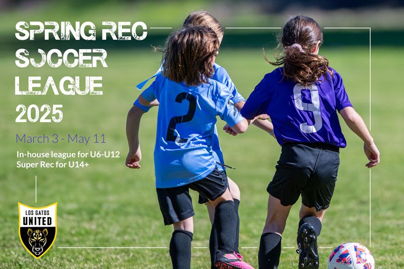 Spring Rec Soccer League - Los Gatos United Soccer Club